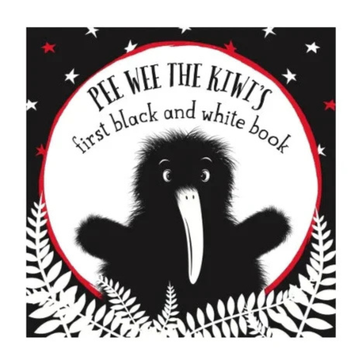 Pee Wee the Kiwi - First Black and White Board Book